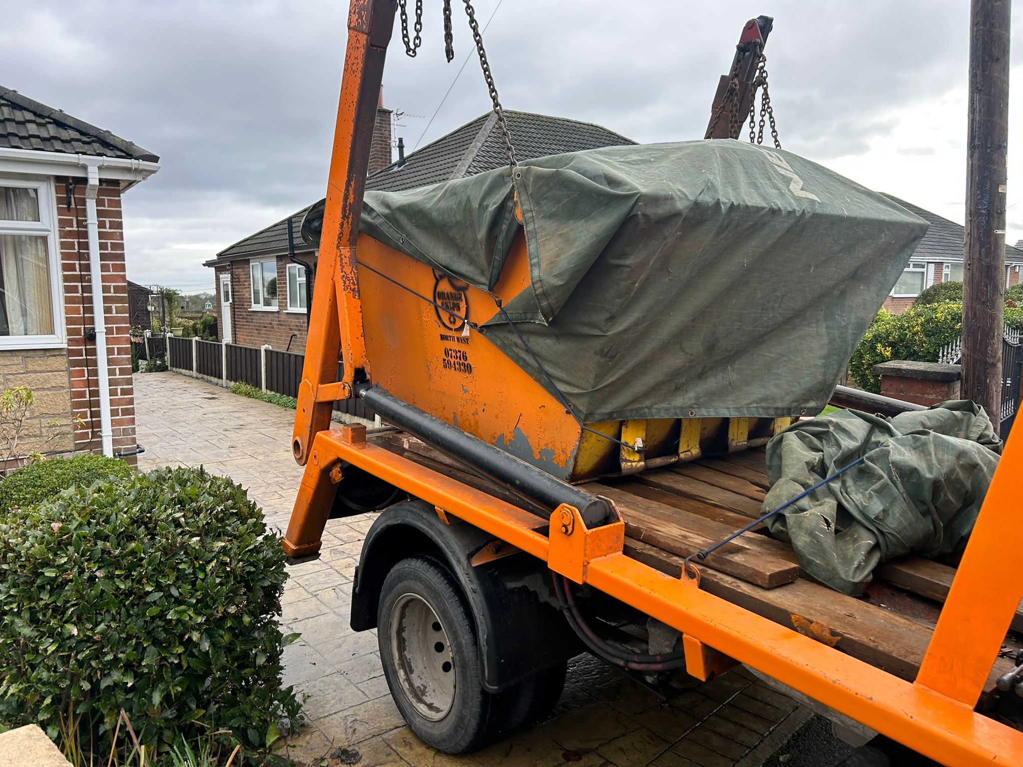 Skip Delivery Bury | Orange Skips NW | Book Your Skip Online