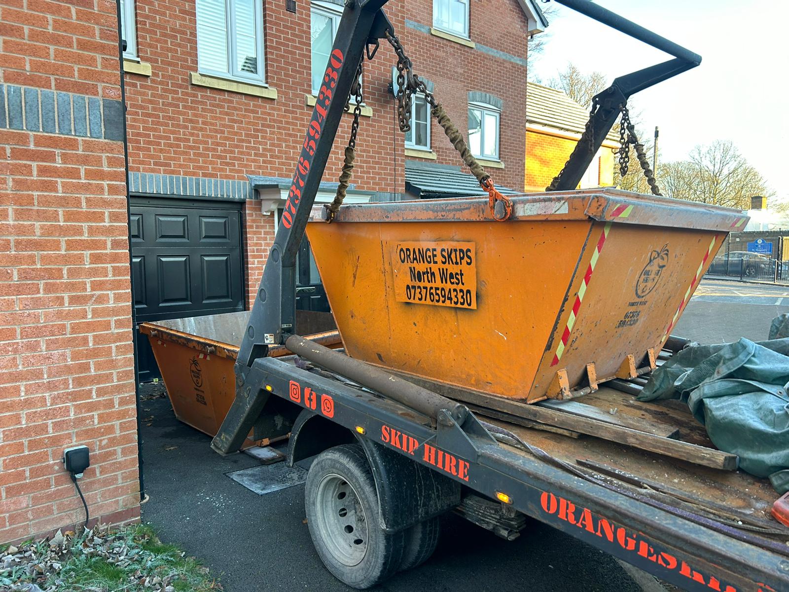 Heywood Skips | Orange Skips NW | Book Now!