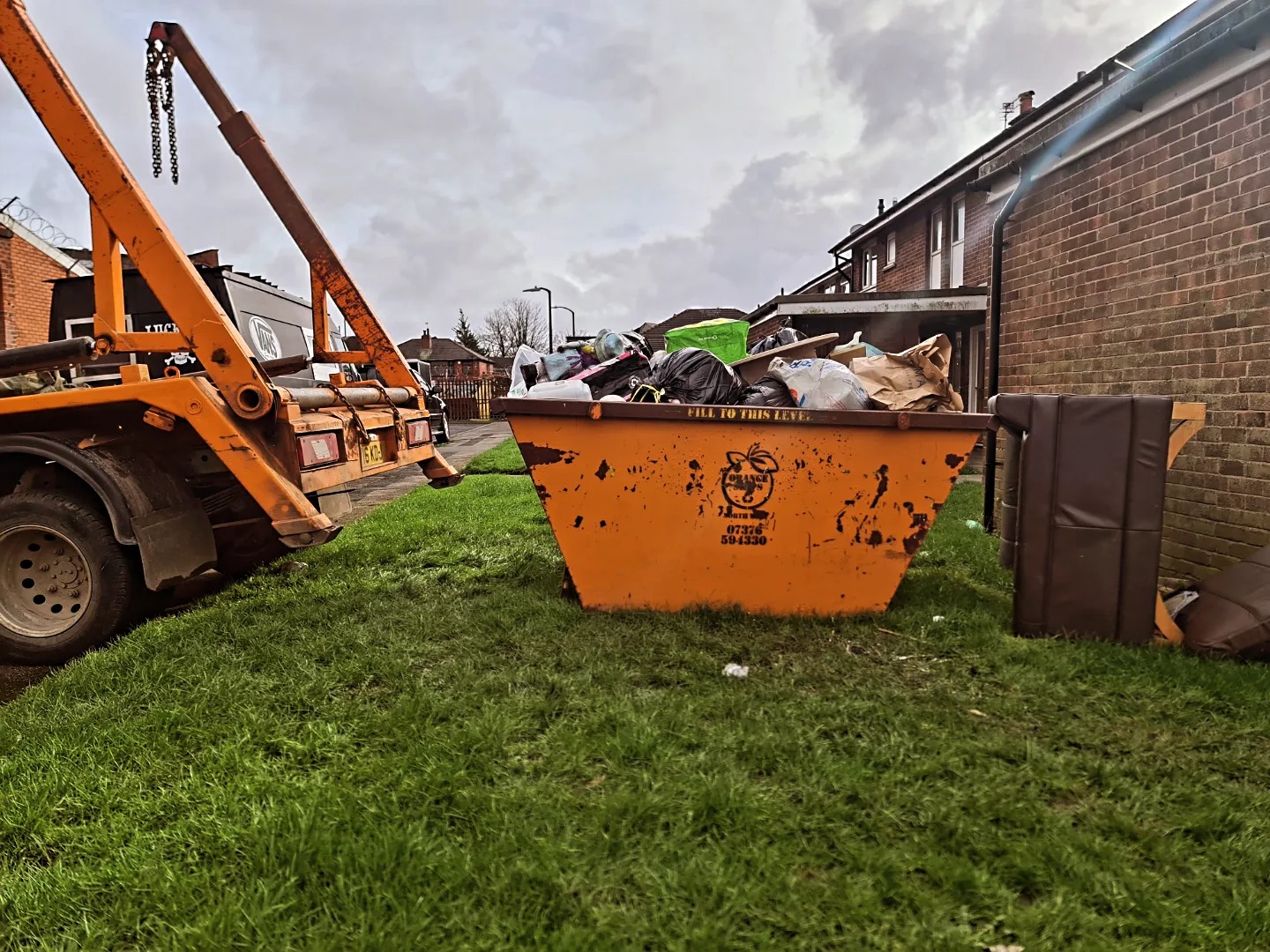 4 Yard Skip Bolton | Orange Skips NW | Book Online Now