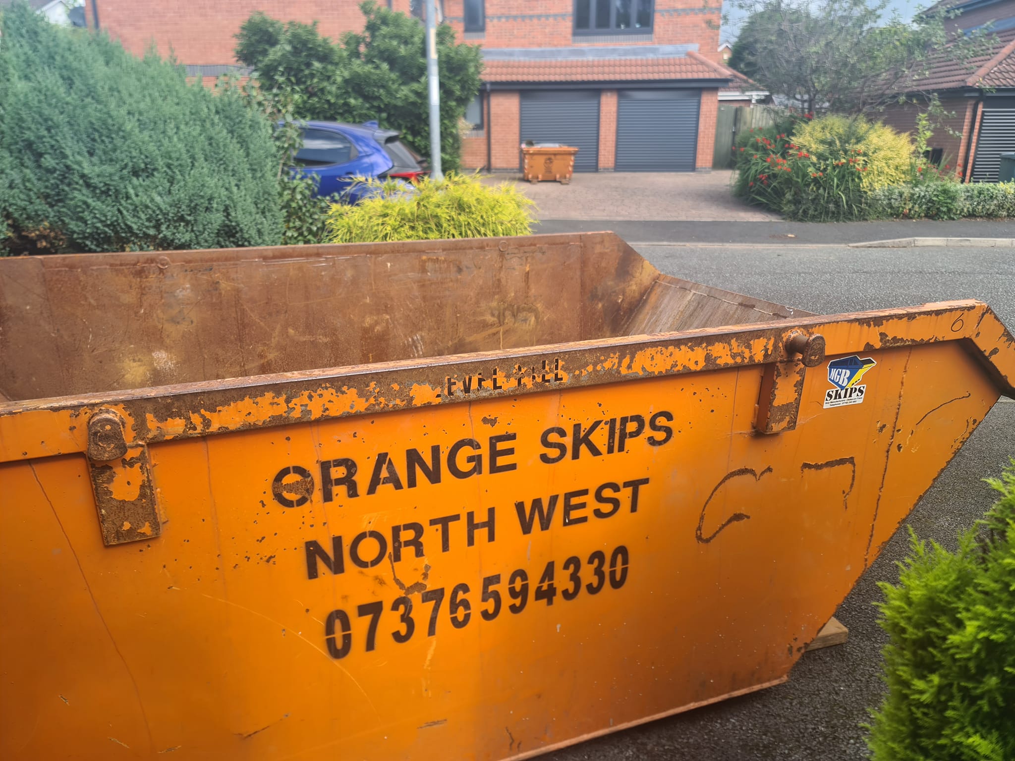 Mini Skip Bury | Orange Skips NW | Book Online or Call Now