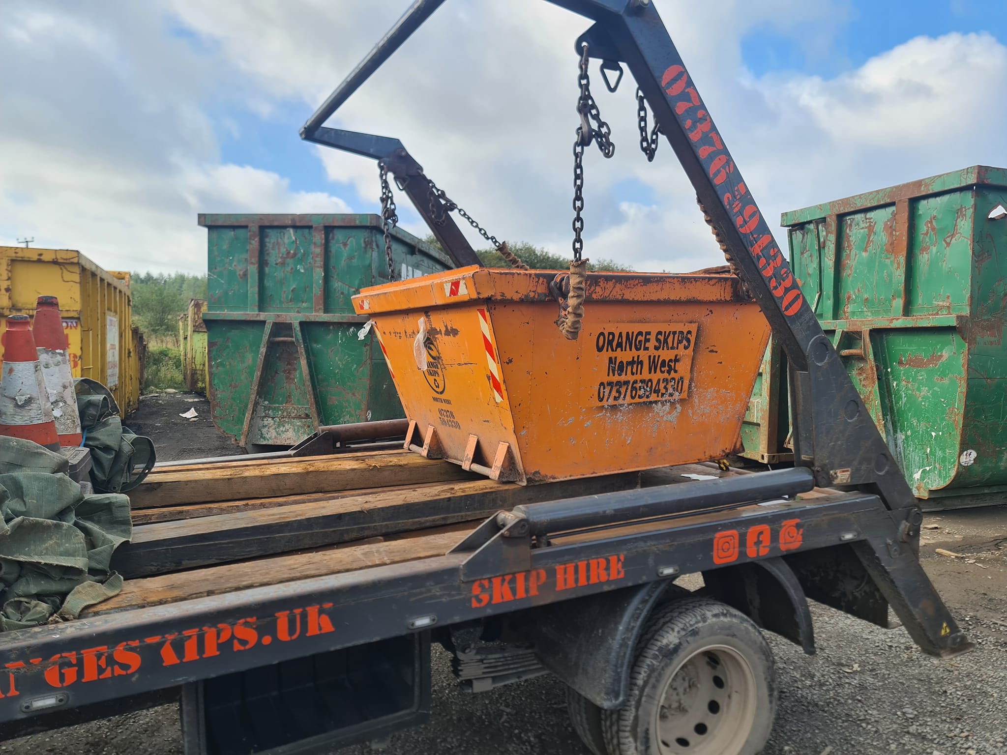 Rossendale Skip Hire | Orange Skips NW | Book Online Now
