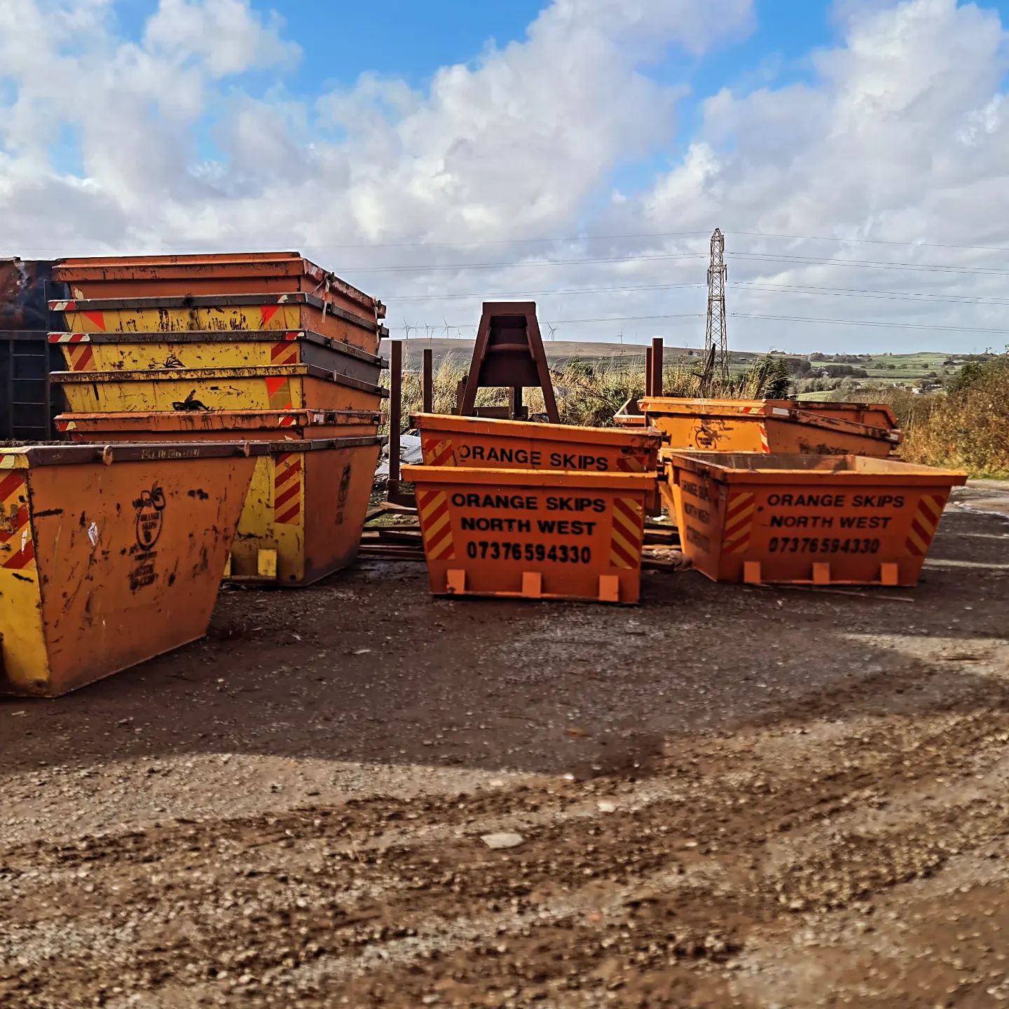 Same Day Skip Hire Bury | Orange Skips NW | Book Online Now